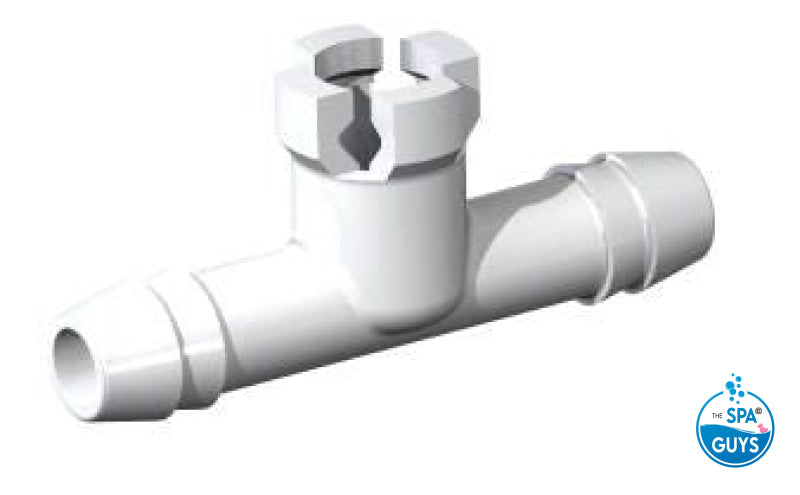 Air Injector Tee (Brass Enhance) | The Spa Guys